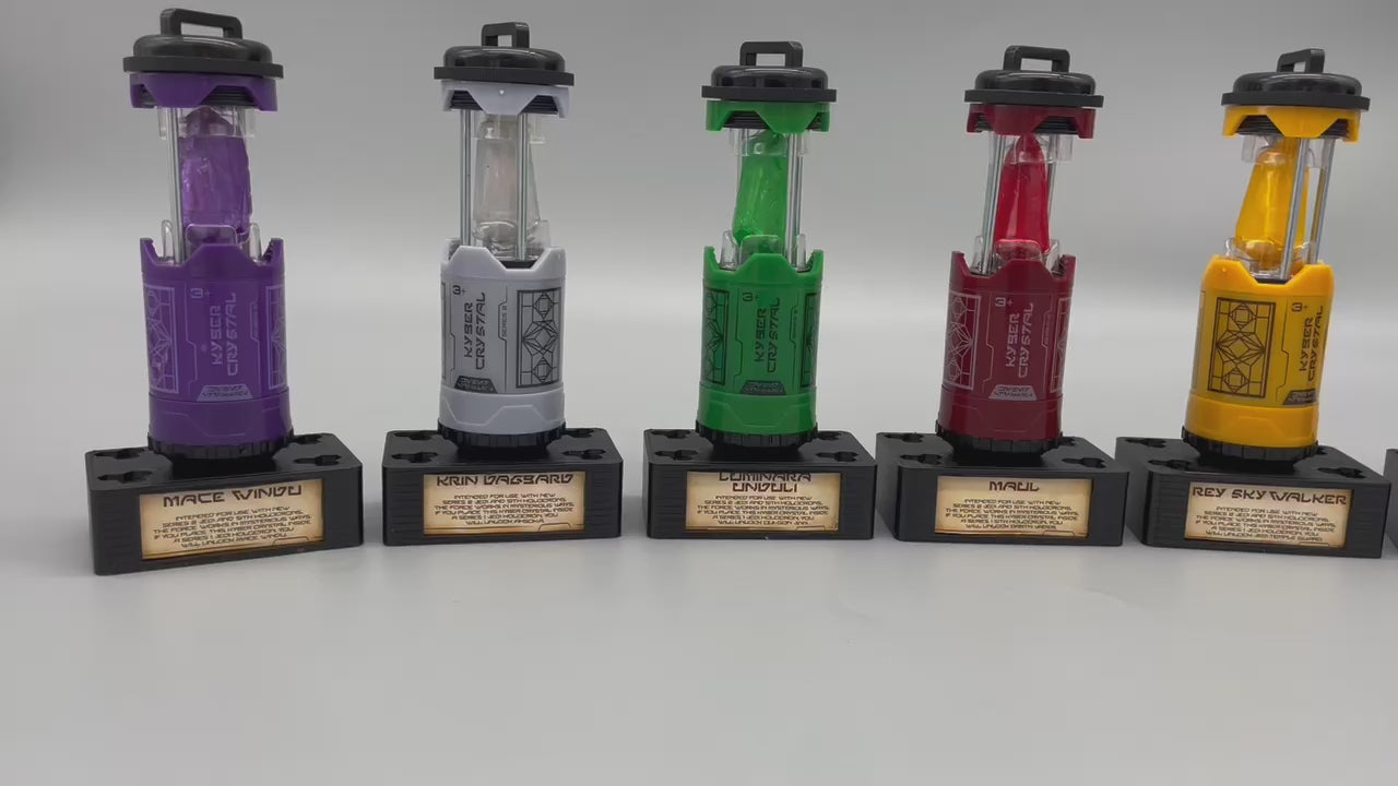 Kyber Crystal Series 2 Display Stand holder (Single Crystals, 6 Pack ...